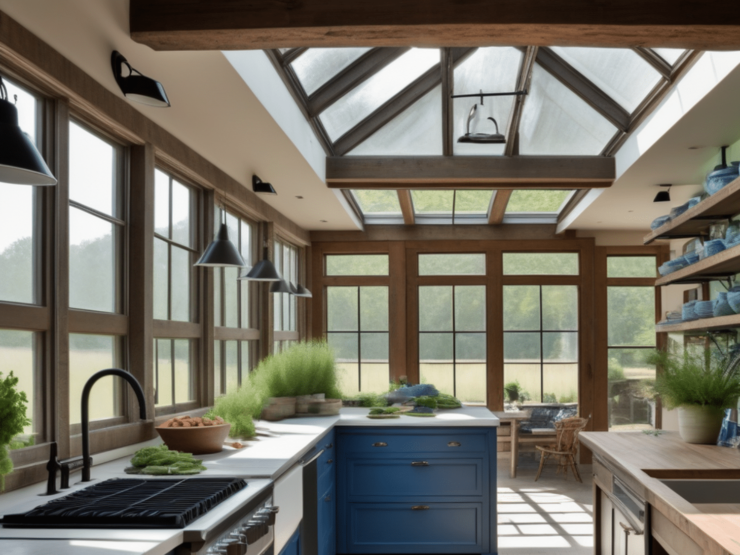 Creating a Farmhouse Solarium Kitchen Greenhouse - Cardinal Memorials