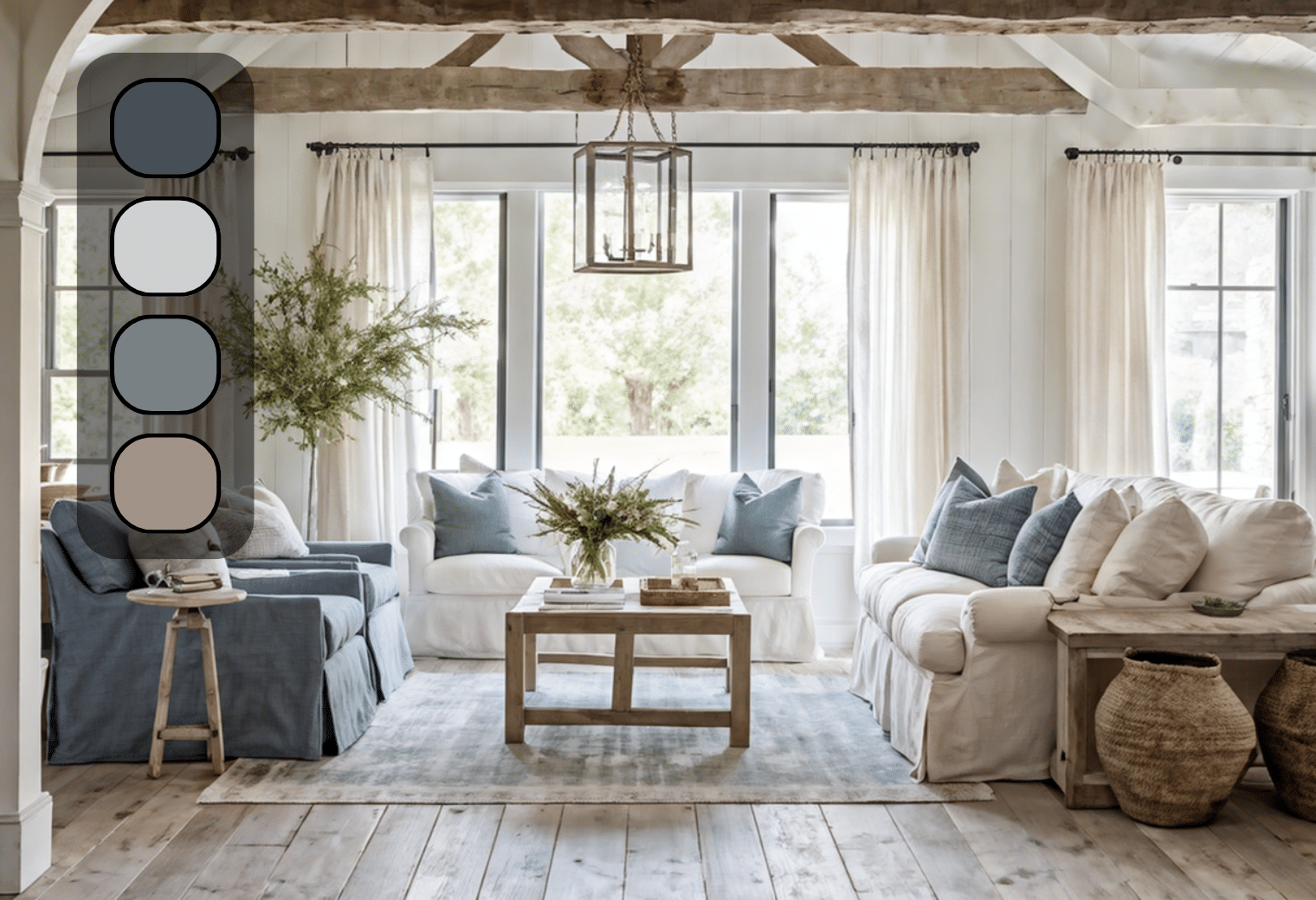 55 Ideas for the Perfect Modern Farmhouse Color Palette - Cardinal ...