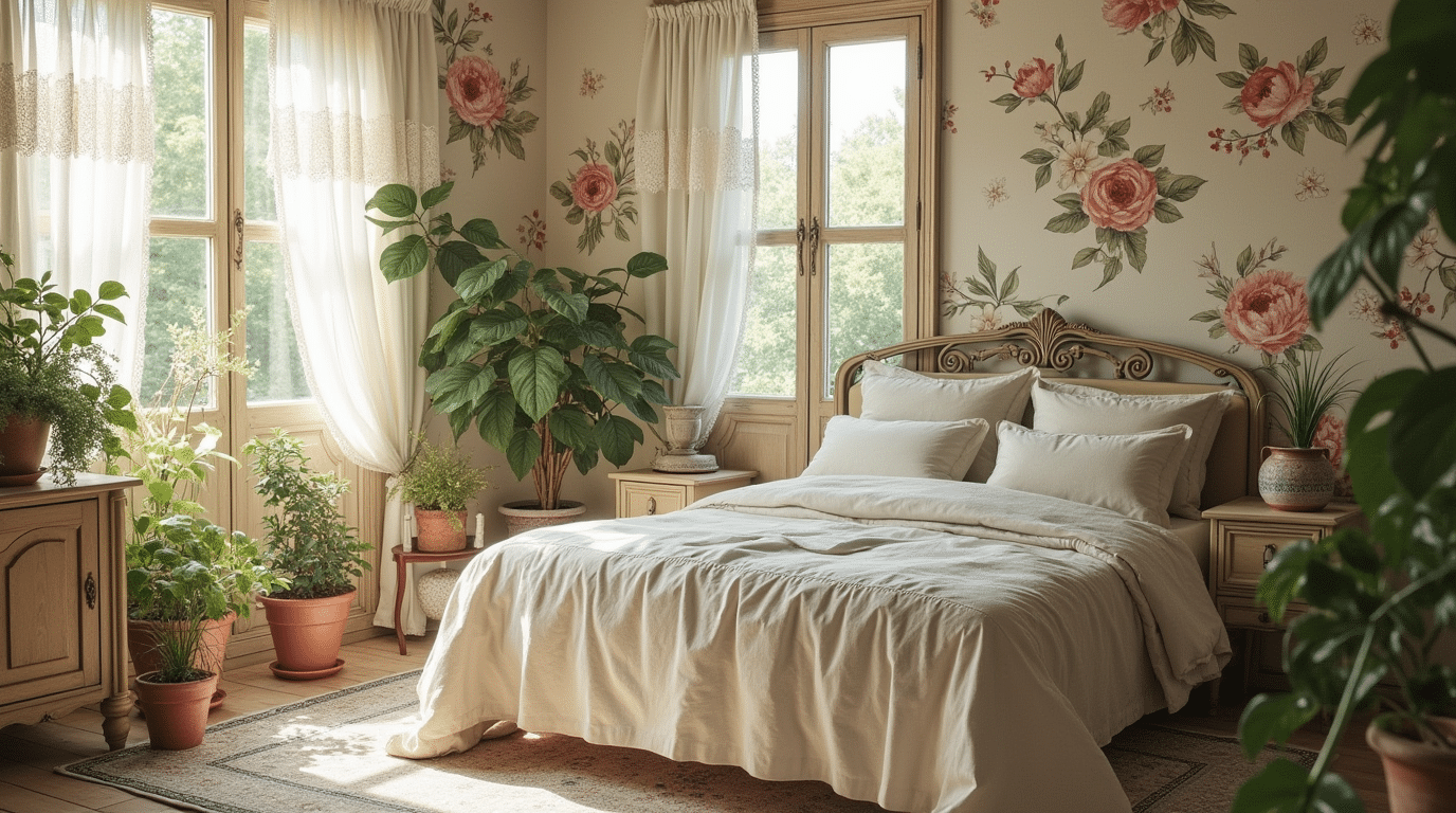 Botanical Bedroom Mashup Makeover Ideas - Cardinal Memorials