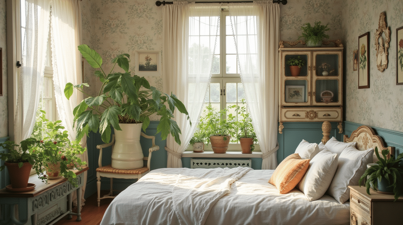 Botanical Bedroom Mashup Makeover Ideas - Cardinal Memorials