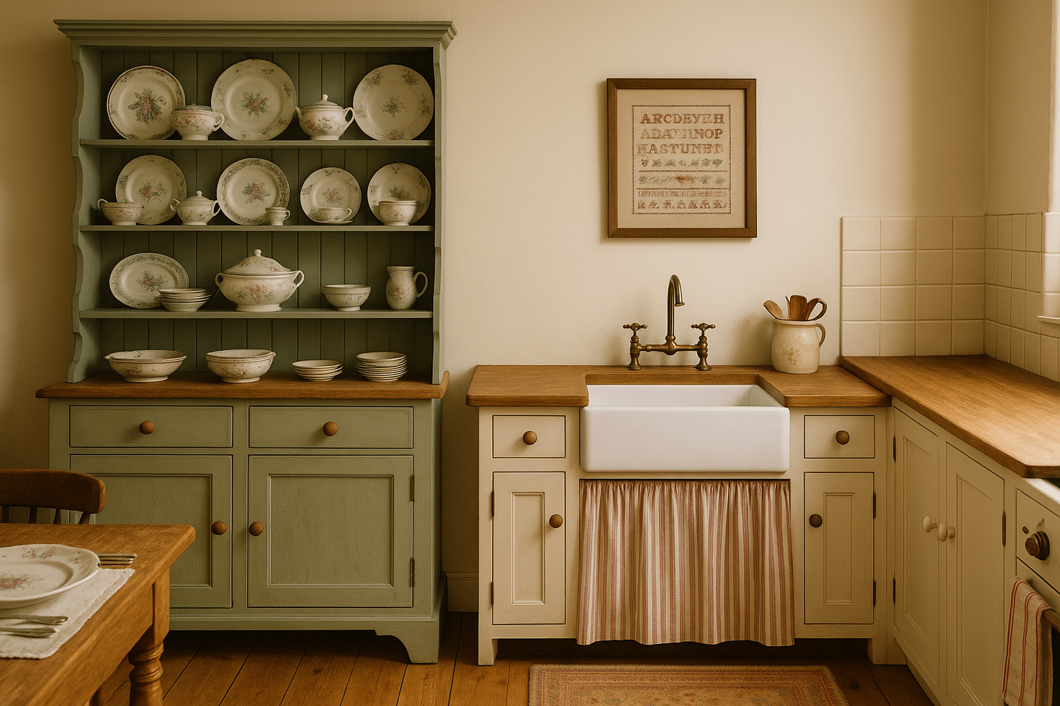 Granny Chic Kitchen Ideas That Work - Cardinal Memorials