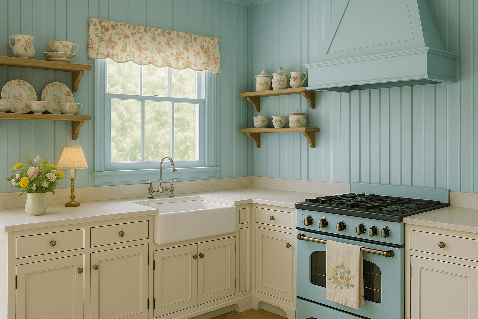 Granny Chic Kitchen Ideas That Work - Cardinal Memorials