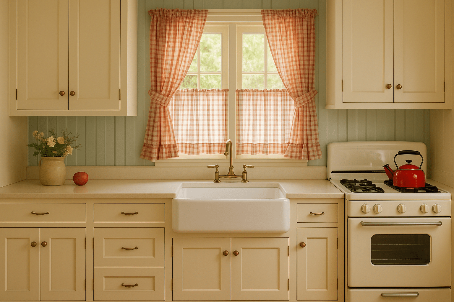 Granny Chic Kitchen Ideas That Work - Cardinal Memorials